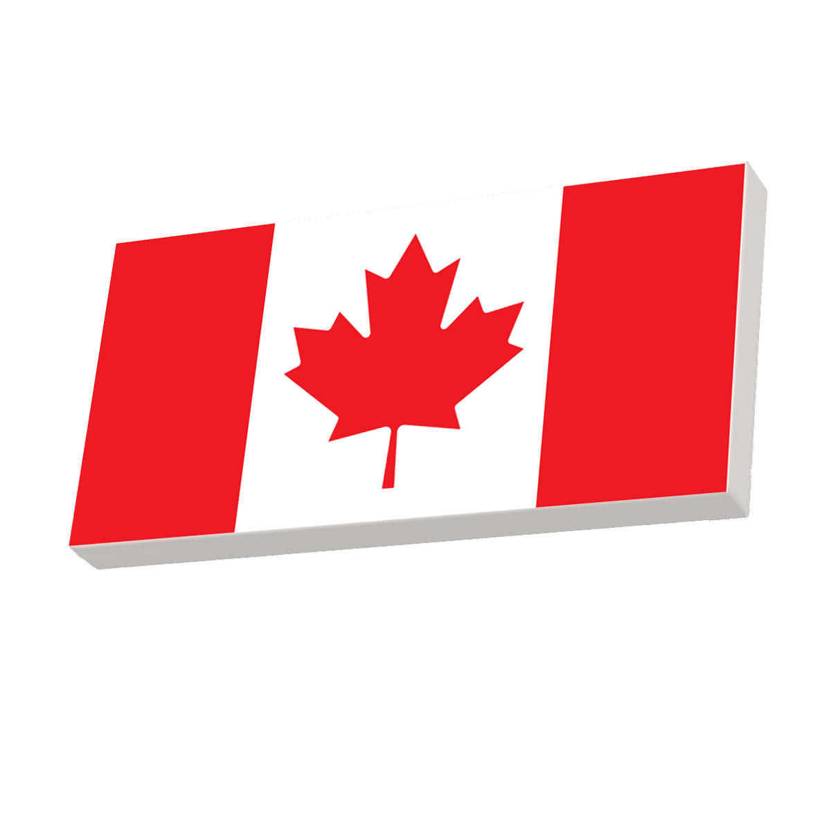 Country Flag Canada (2x4 Tile) - The Brick Chick