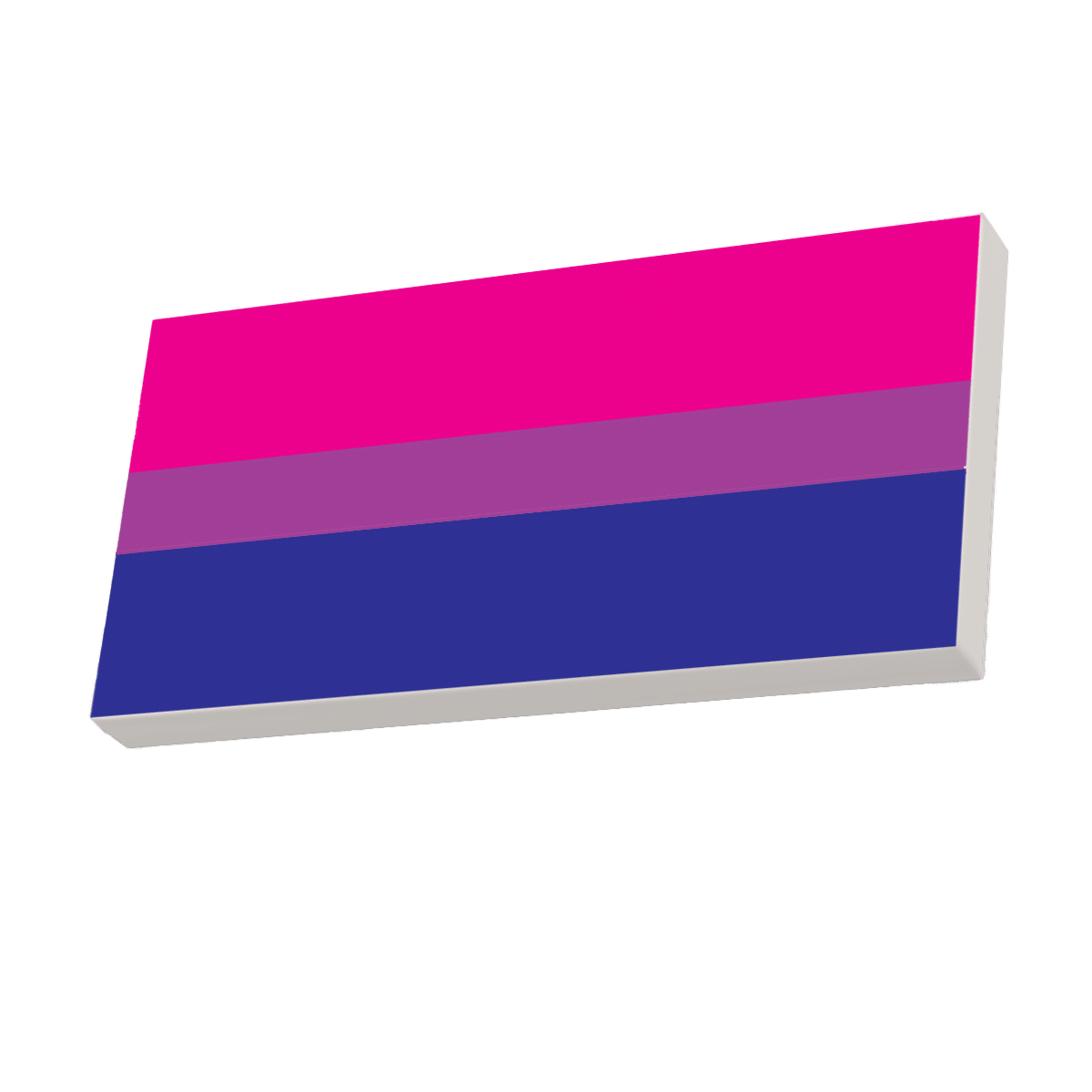 Pride Flag Bisexual – 2x4 Tile - The Brick Chick