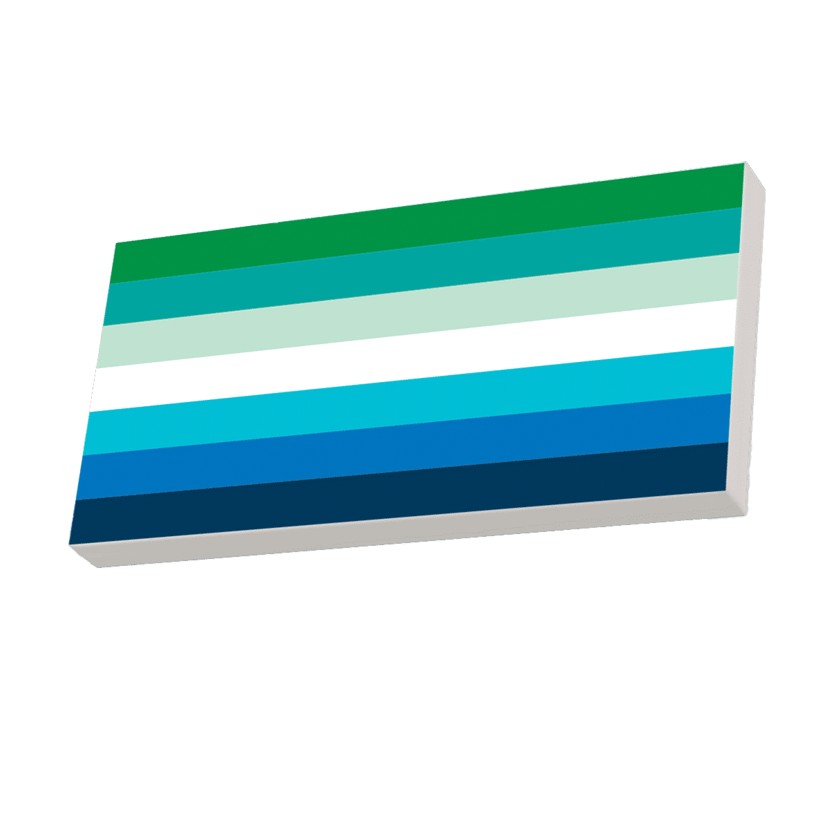 Pride Flag Gay (MLM) – 2x4 Tile - The Brick Chick
