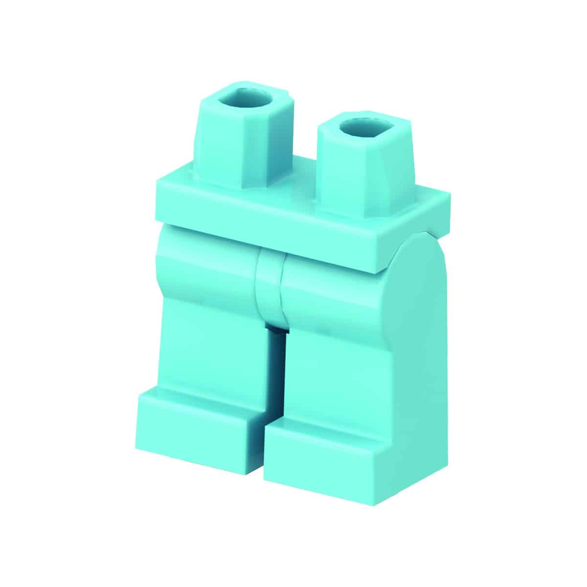 LEGO Minifigure Legs Plain Monochrome - Medium Azure - The Brick Chick